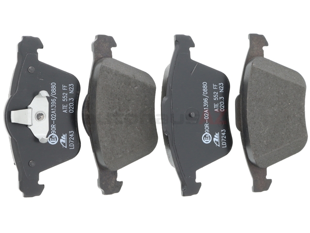 ATE Ceramic 32373178, LD7243 Brake Pad Set; Front - Volvo