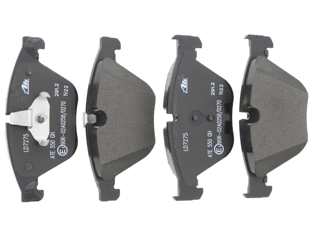 ATE Ceramic 34116871557, LD7275 Brake Pad Set; Front - BMW ...
