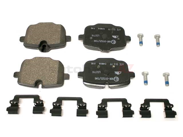 ATE Ceramic 34212284389, LD2716 Brake Pad Set; Rear - BMW