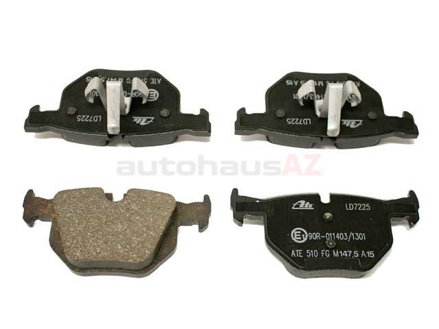 ATE Ceramic 34216775678, LD7225 Brake Pad Set; Rear - BMW | 34216791938