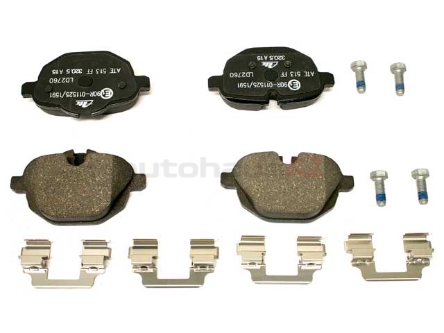 ATE Ceramic 34216885452, LD2760 Brake Pad Set; Rear - BMW | 34216796741 ...