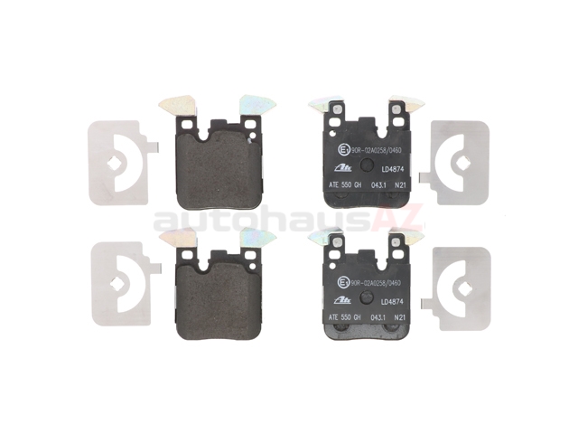 ATE Ceramic 34218099354, LD4874 Brake Pad Set; Rear - BMW | 34212284989