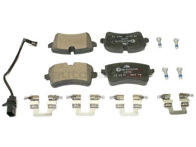 ATE Ceramic 4G0698451H, LD2769 Brake Pad Set; Rear - Audi | 4G0698451