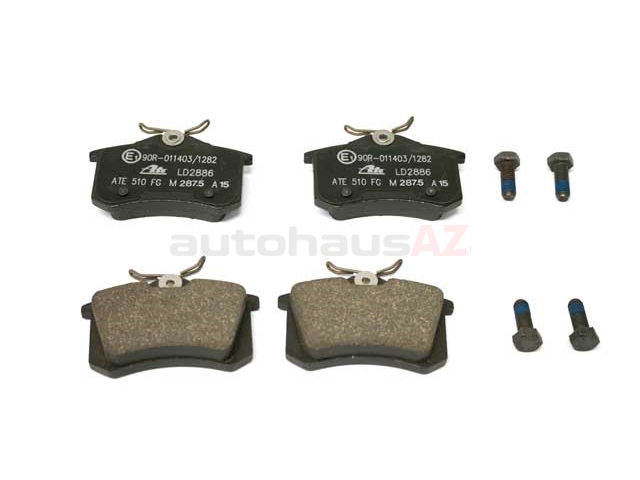 ATE Ceramic 8E0698451L, LD2886 Brake Pad Set; Rear - Audi | 8E0698451 ...