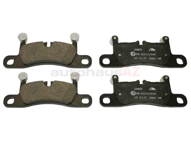 ATE Ceramic 95835293900, LD4872 Brake Pad Set; Rear - Porsche | PAA698451A