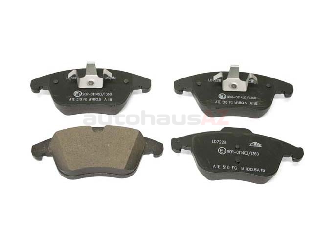 ATE Ceramic LR004936, LD7228 Brake Pad Set; Front - Land Rover | LR134692
