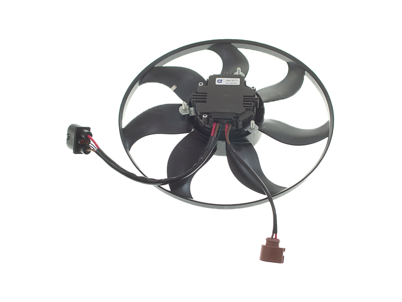 ACM O.E.M 1K0959455FR, 16570117 A/C Condenser Fan; Left SKU: 1447790-AM ...