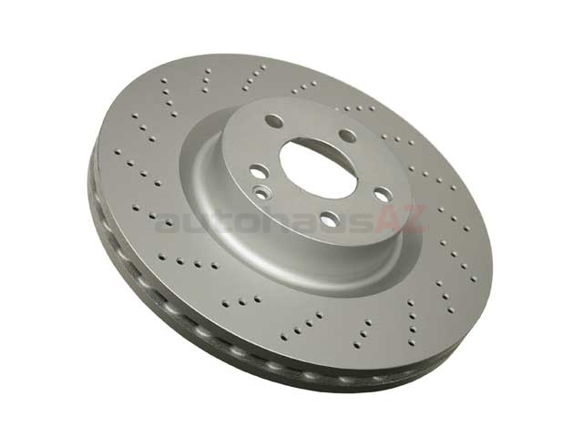 ATE Coated 000421151207, SP32168 Disc Brake Rotor; Front - Mercedes ...