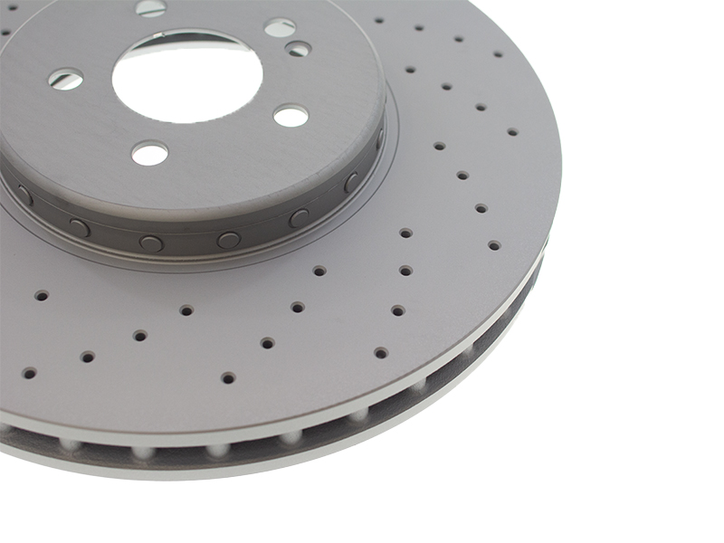 ATE Coated 0004212312, 436134 Disc Brake Rotor; Front - Mercedes ...