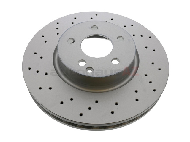 ATE Coated 000421301207, SP32100 Disc Brake Rotor; Front - Mercedes ...