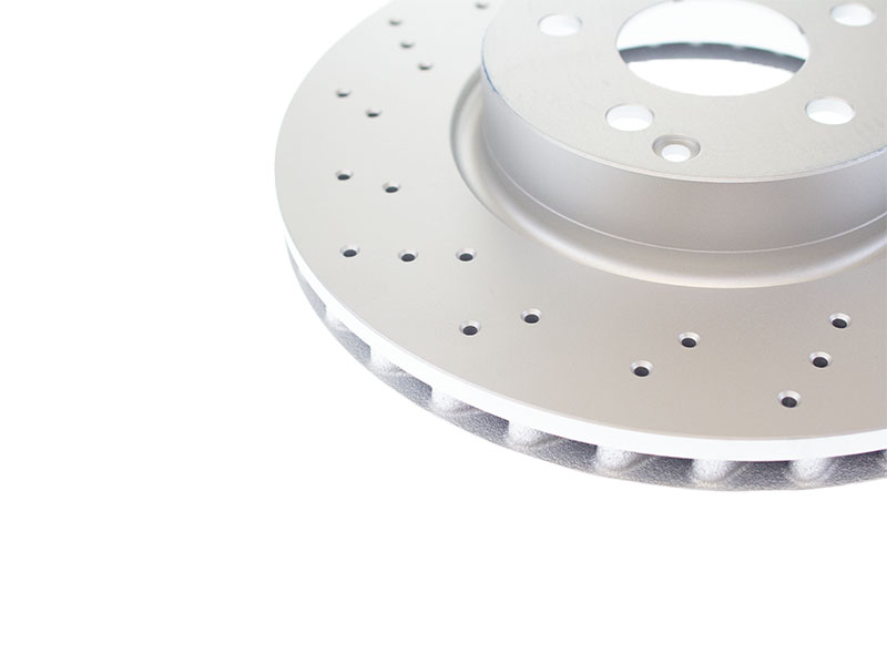 ATE Coated 000421301207, SP32100 Disc Brake Rotor; Front - Mercedes ...