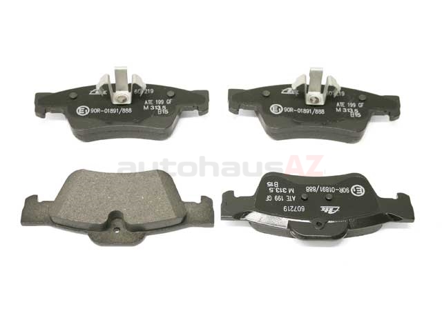 ATE 1644202720, 607219 Brake Pad Set; Rear - Mercedes | 1644201520 ...
