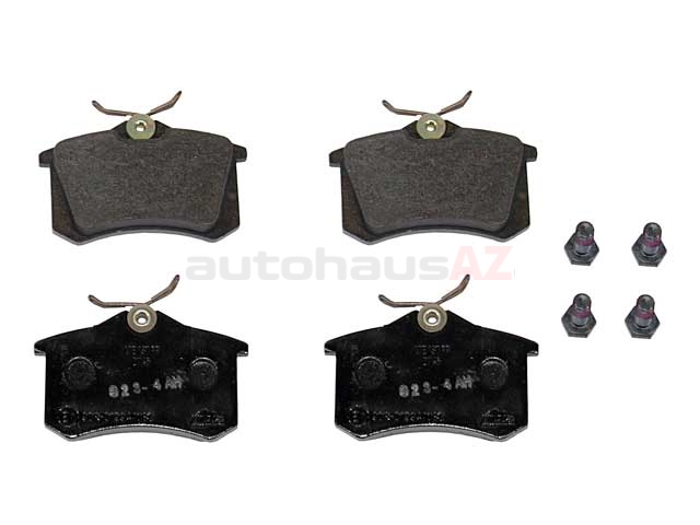 Bosch QuietCast BP340 Brake Pad Set; Rear; OE Supplier Compound - Audi ...