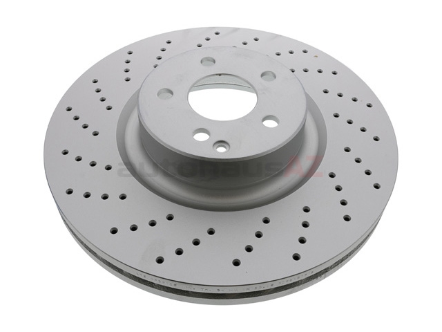 ATE Coated 2204211912, SP36105 Disc Brake Rotor; Front; Vented and ...