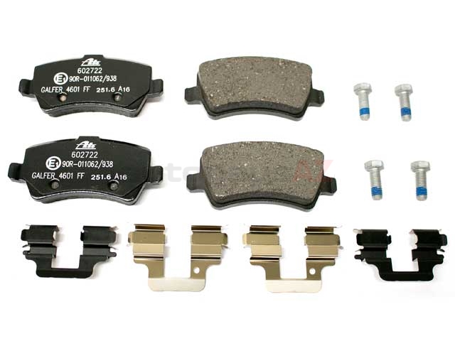 ATE 30671575, 602722 Brake Pad Set; Rear - Volvo