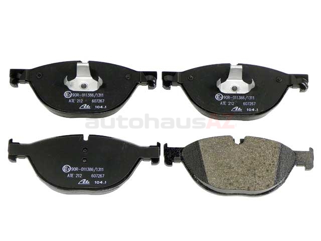 ATE 34116851269, 607267 Brake Pad Set; Front - BMW | 34116775322