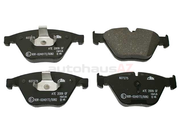 ATE 34116871557, 607275 Brake Pad Set; Front - BMW | 34116798190 ...