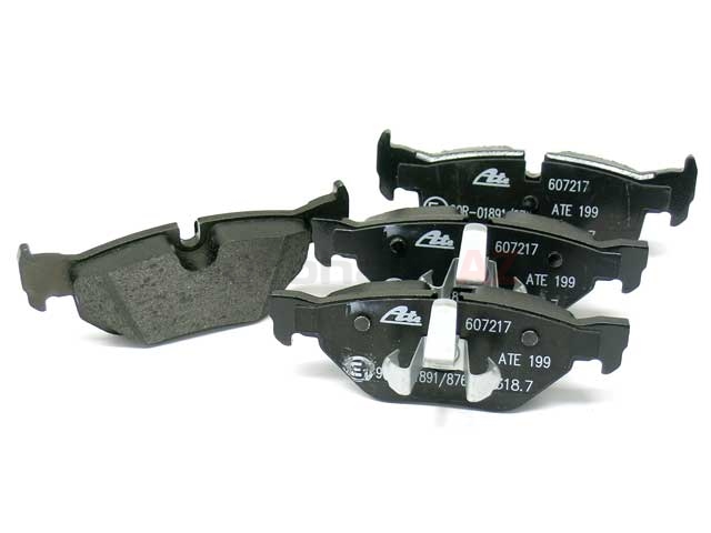 ATE 34216790761, 607217 Brake Pad Set; Rear - BMW