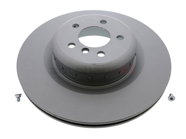 ATE Coated 34216795318, 424219 Disc Brake Rotor; Rear - BMW