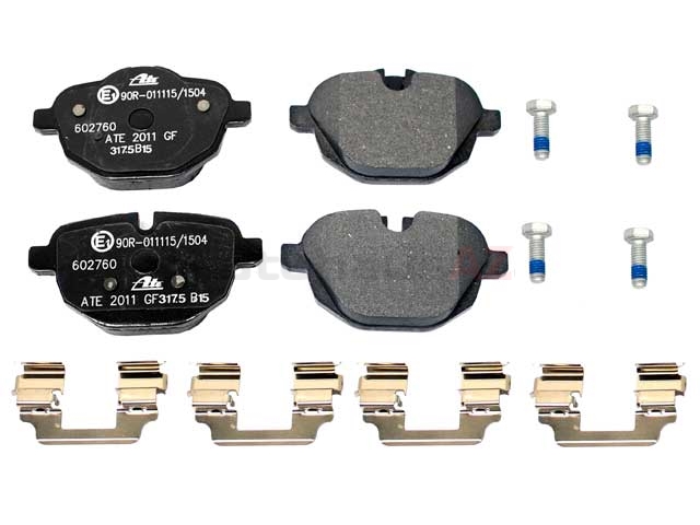 ATE 34216885452, 602760 Brake Pad Set; Rear - BMW | 34216796741 ...