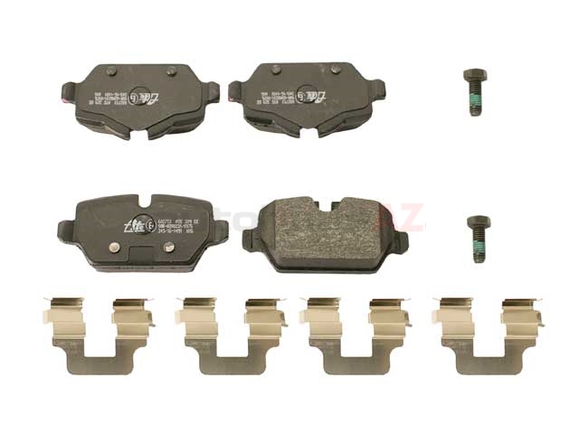 ATE 34219808172, 602713 Brake Pad Set; Rear SKU: 1447776-AT-34219808172 ...
