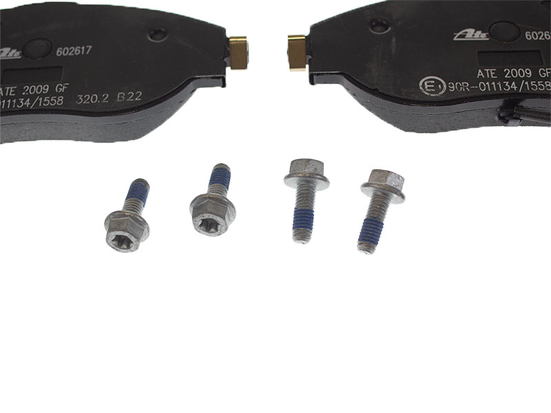ATE 3Q0698151B, 602617 Brake Pad Set; Front - Audi, VW | 5Q0698151AJ ...