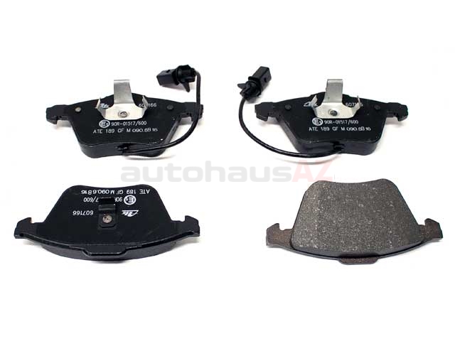 ATE 4B0698151AD, 607166 Brake Pad Set; Front - Audi | 4B0698151AC ...