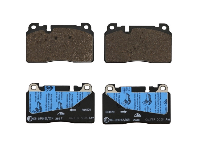 ATE 8R0698151AB, 604879 Brake Pad Set; Front - Audi | 8R0698151AD