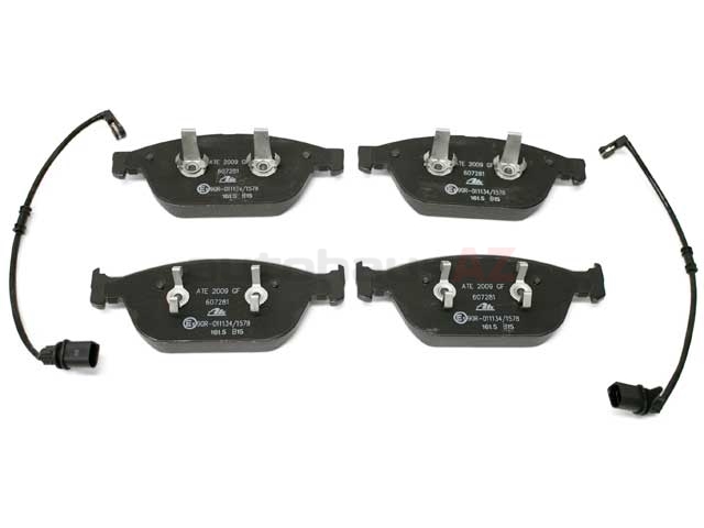 ATE 8R0698151R, 607281 Brake Pad Set; Front - Audi | 4H0698151H ...