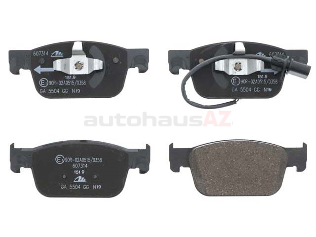 ATE 8W0698151BH, 607314 Brake Pad Set; Front - Audi | 8W0698151AF