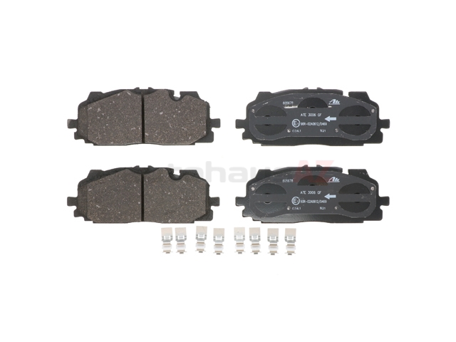 ATE 8W0698151R, 605678 Brake Pad Set; Front - Audi | 4M0698151AP ...