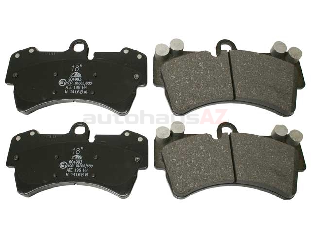ATE 95535193916, 604993 Brake Pad Set; Front - Porsche | 4L0615105D ...