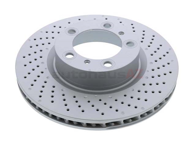 ATE Coated 99735140201, 428246 Disc Brake Rotor; Front Right - Porsche