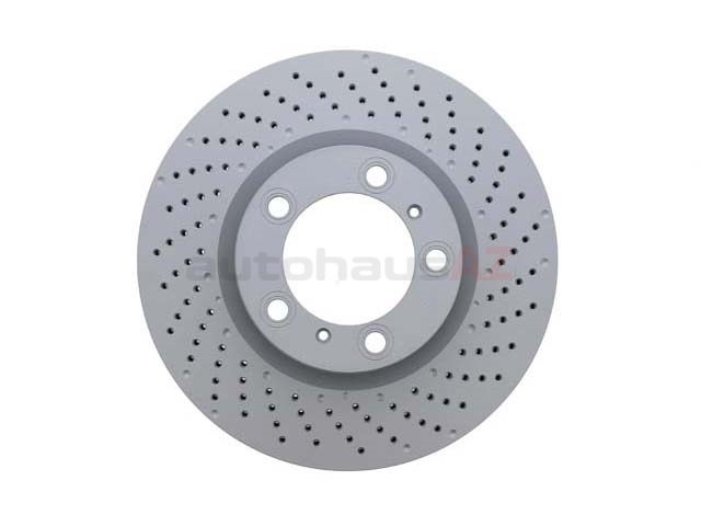 ATE Coated 99735140201, 428246 Disc Brake Rotor; Front Right - Porsche