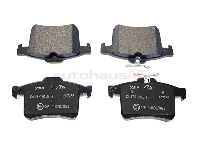 ATE C2D3792, 607255 Brake Pad Set; Rear - Jaguar