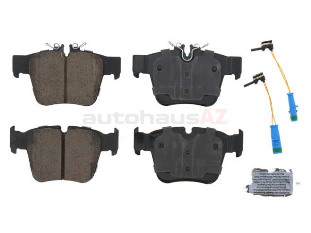 Akebono Euro 0004205900, EUR1872 Brake Pad Set; Rear - Mercedes ...