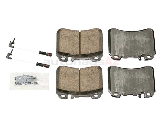 Akebono Euro 005420022041, EUR561 Brake Pad Set; Front - Mercedes ...