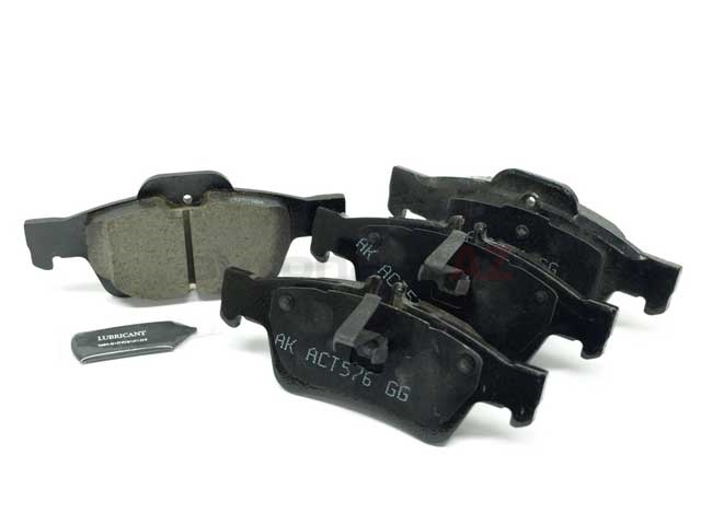 Akebono Euro 0074206720, EUR986 Brake Pad Set; Rear - Mercedes ...