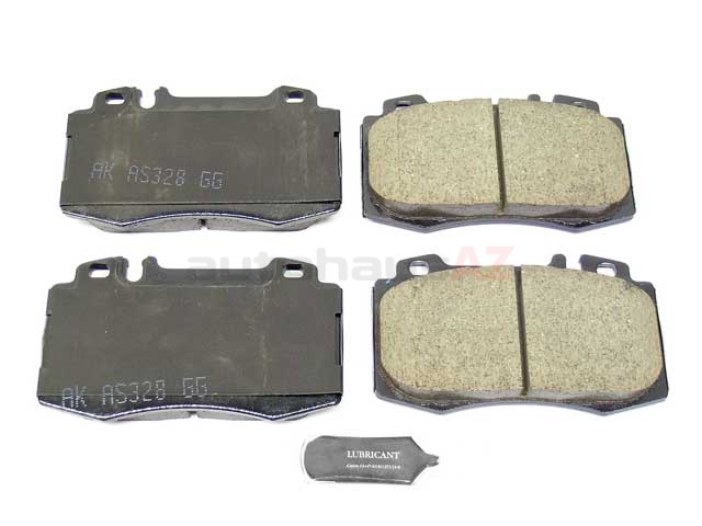 Akebono Euro 1634201020, EUR847 Brake Pad Set; Front - Mercedes ...