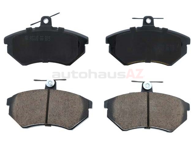 Akebono Euro 1HM698151A, EUR696 Brake Pad Set; Front SKU: 1284409-AU ...