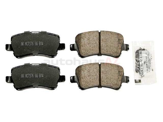 Akebono Euro 30671574, EUR1307 Brake Pad Set; Rear - Volvo | 32373175