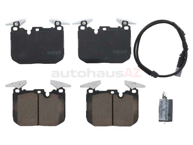 Akebono Euro 34106878878, EUR1880 Brake Pad Set; Front - BMW ...