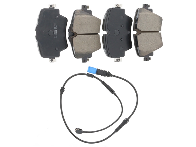 Akebono Euro 34106884497, EUR1892A Brake Pad Set; Front - BMW