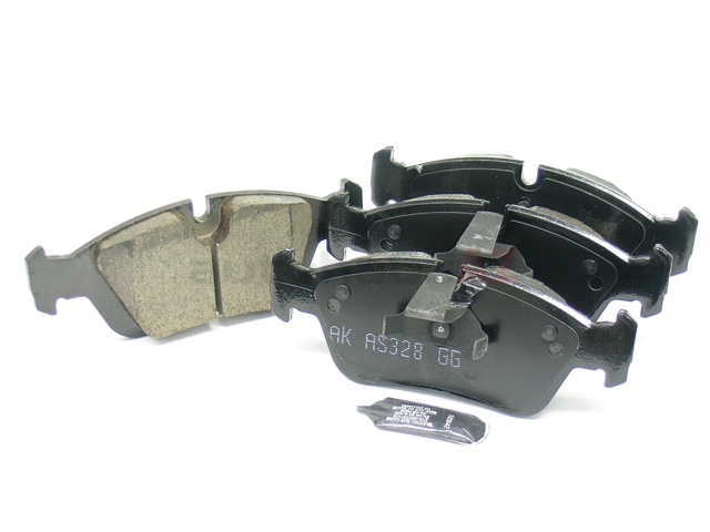Akebono Euro 34116761244, EUR781 Brake Pad Set; Front - BMW ...