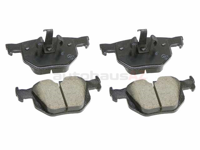 Akebono Euro 34216775678, EUR1170 Brake Pad Set; Rear - BMW ...