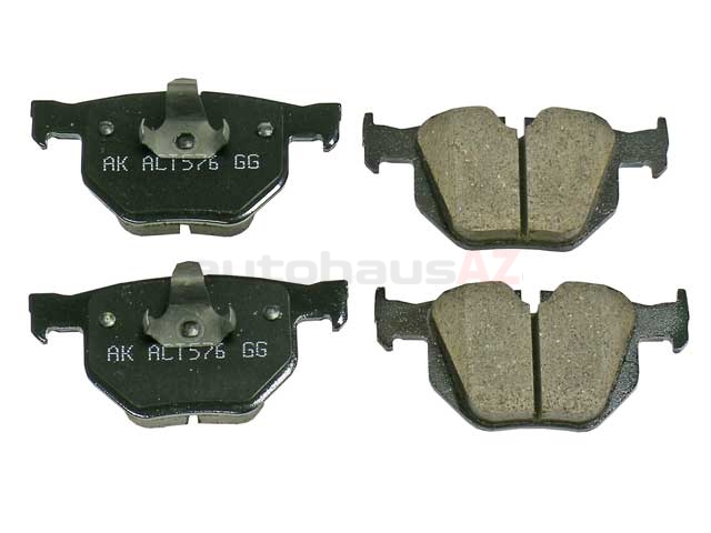 Akebono Euro 34216776937, EUR1042A Brake Pad Set; Rear - BMW | 34216868497