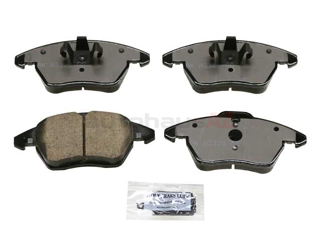 Akebono Euro 5C0698151A, EUR1107A Brake Pad Set; Front - VW | 5C0698151B