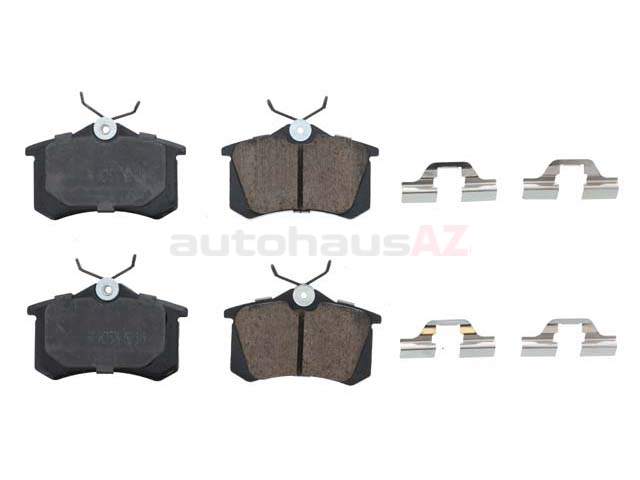 Akebono Euro 5C0698451B, EUR340A Brake Pad Set; Rear - VW | 5C0698451 ...