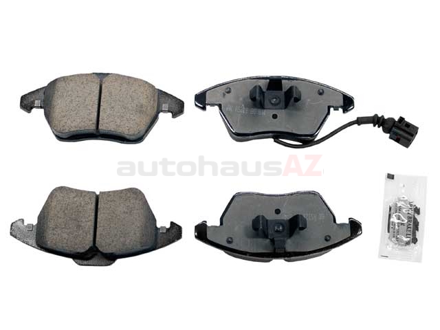 Akebono Euro 8J0698151C, EUR1319 Brake Pad Set; Front - Audi ...
