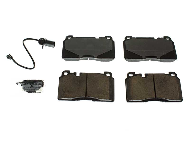 Akebono Euro 8R0698151L, EUR1663 Brake Pad Set; Front - Audi ...